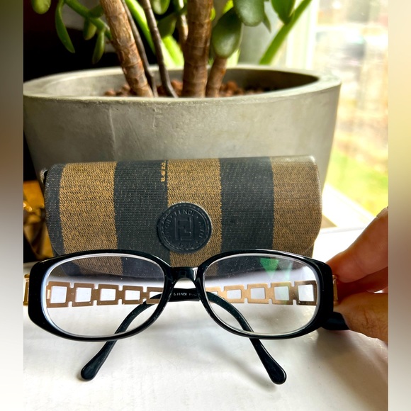 Fendi | Accessories | Fendi Authentic Vintage Eyeglasses And Hard Case ...